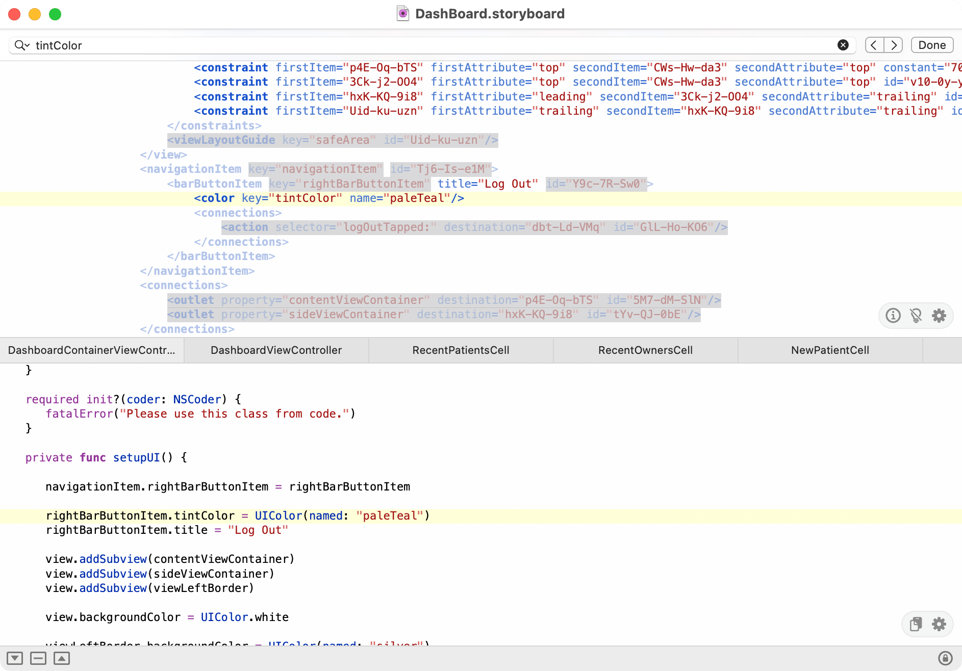 Decode.app · App that Converts Xib files To Swift source code